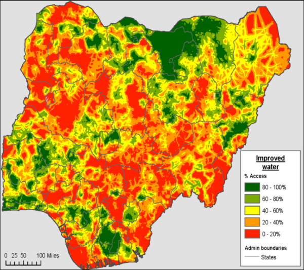 Access to Water: A second best approach when data is not enough ...