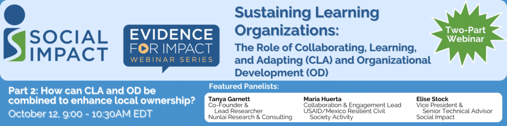 Sustaining Learning Organizations: The Role of Collaborating, Learning ...