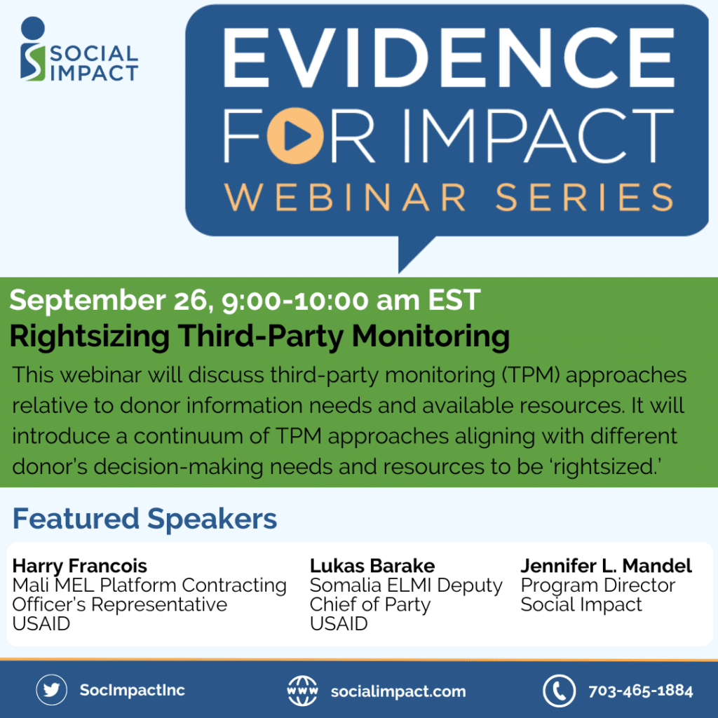 Rightsizing Third-Party Monitoring - Social Impact